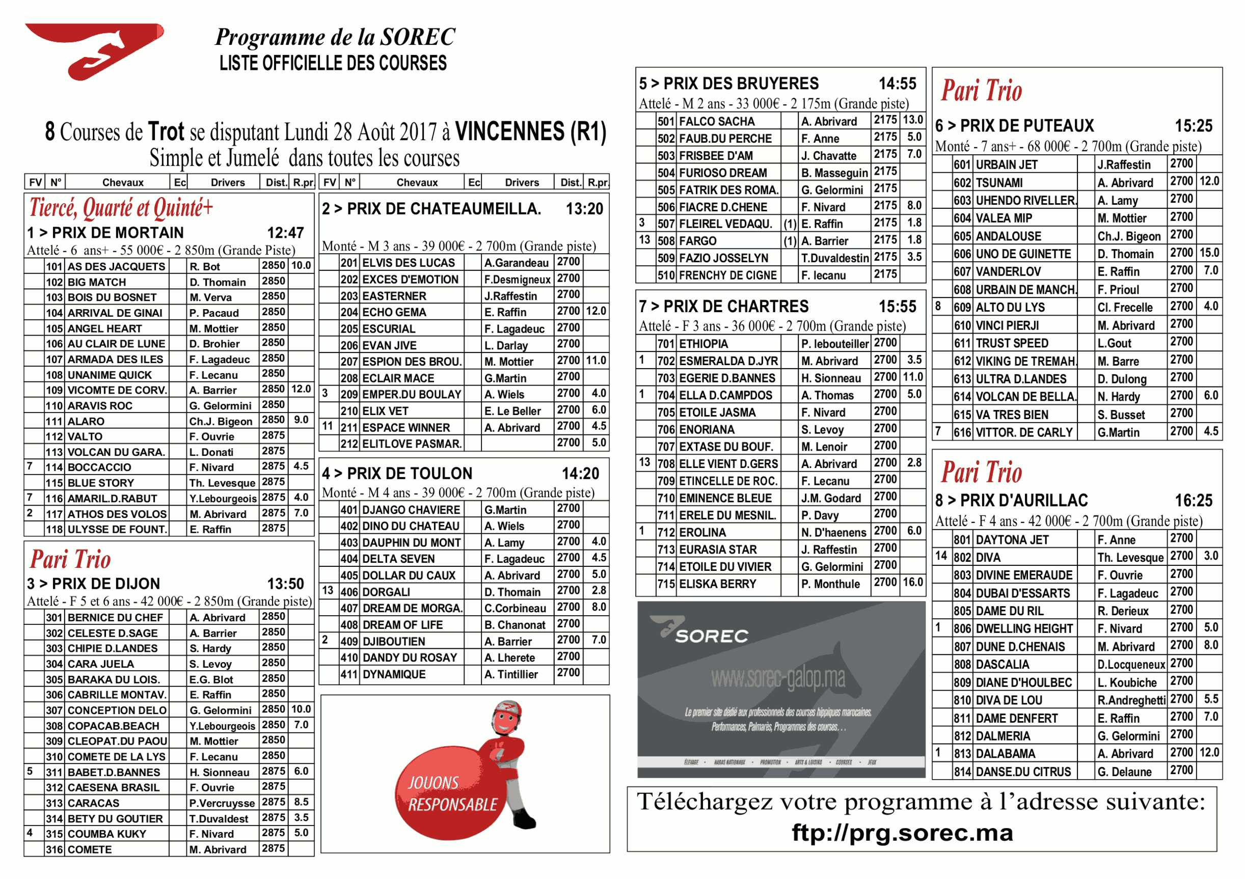 PROGRAMME GPE. Promotion